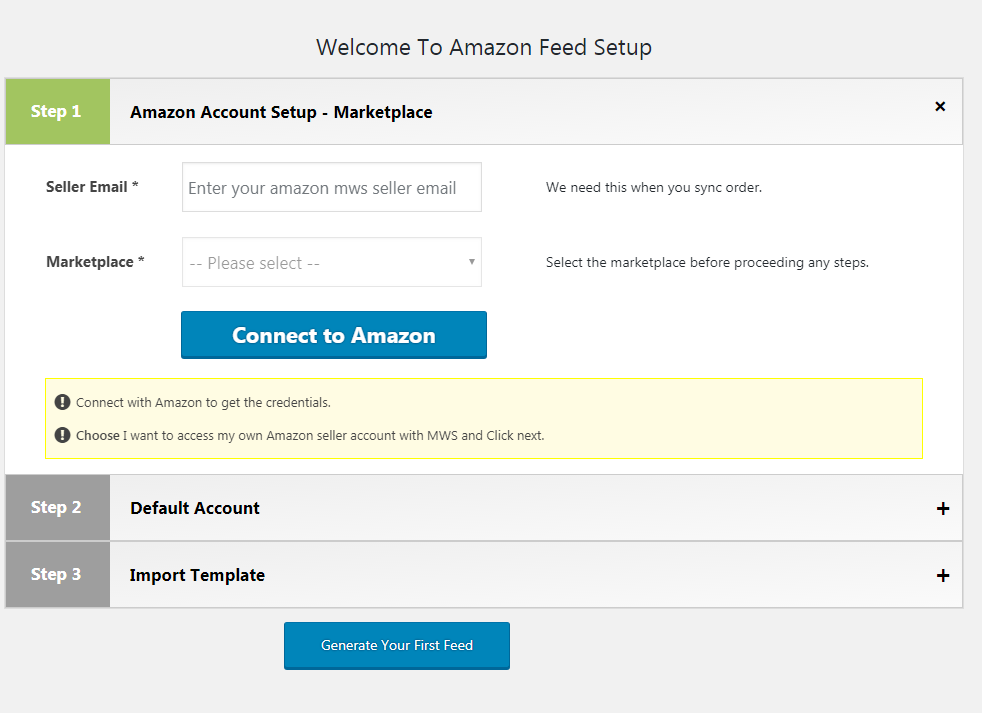Amazon Plugin Installation and Feed Creation Manual - exportfeed