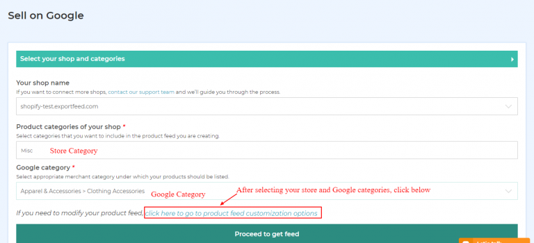 Feed Customization Option with ExportFeed Cloud