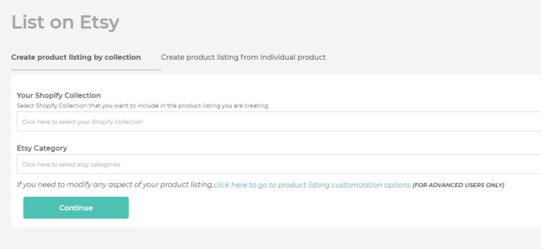 How to generate your first shopify product feed using ExportFeed